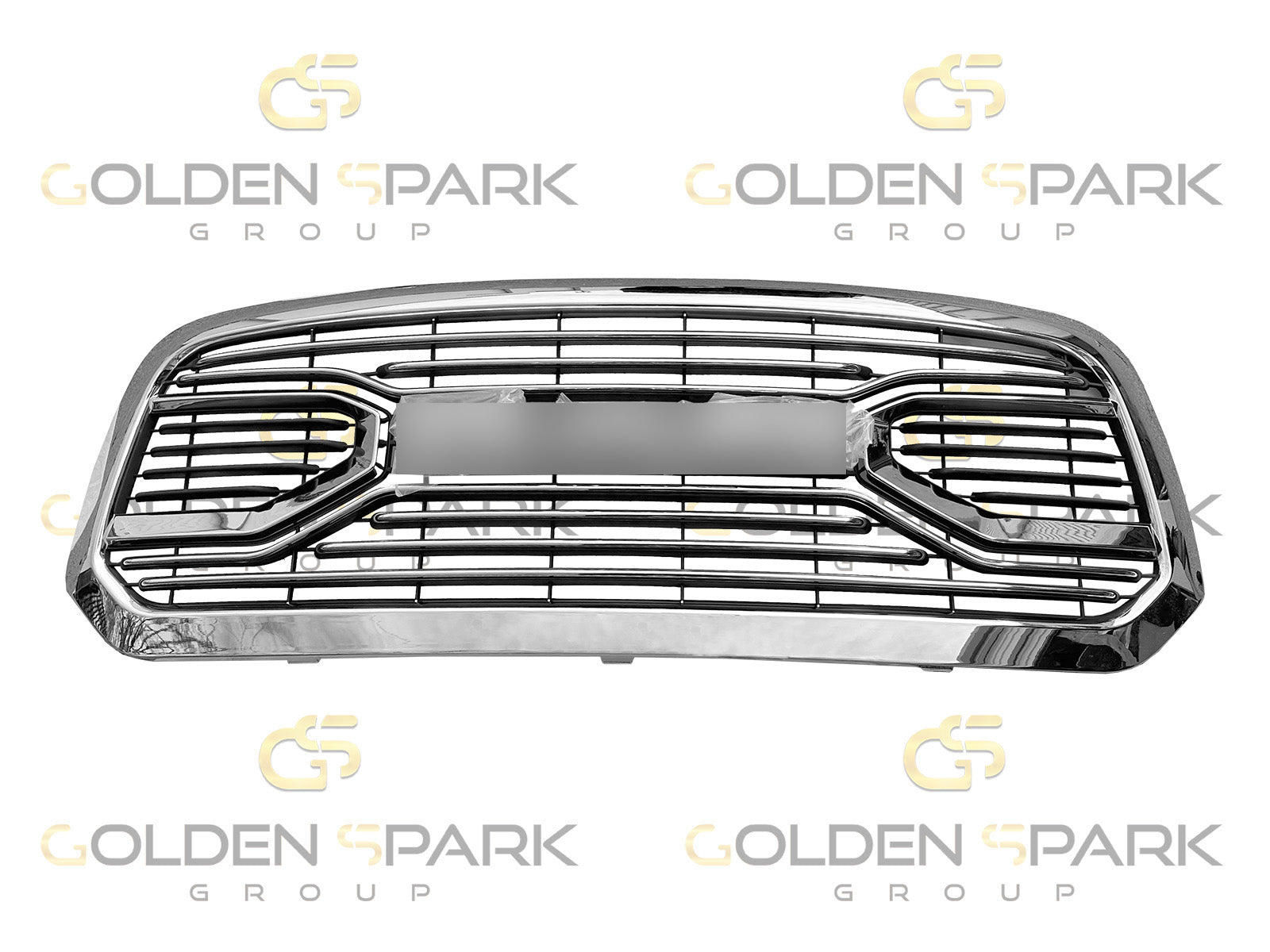 2013-2018 Dodge RAM Front Bumper Grille Chrome with Emblem Letter ...