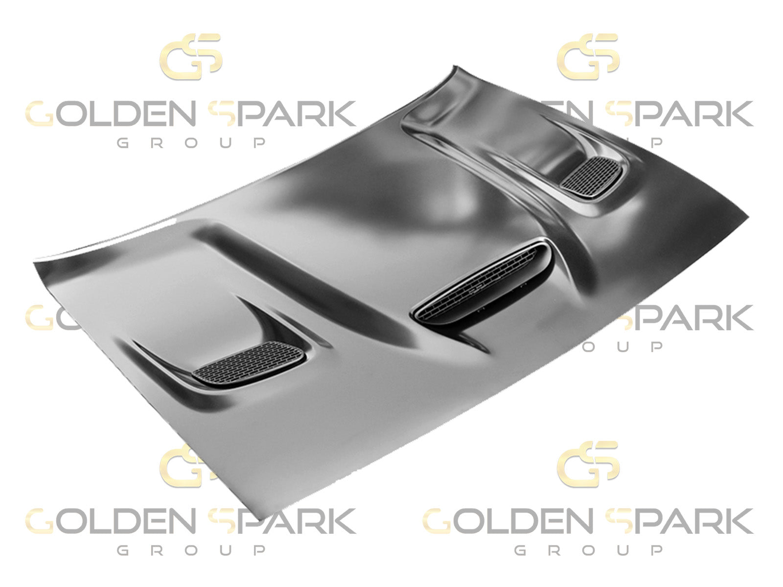 2015-2022 Dodge CHALLENGER Hood HELLCAT 3 Scoop with Bezel - Golden ...